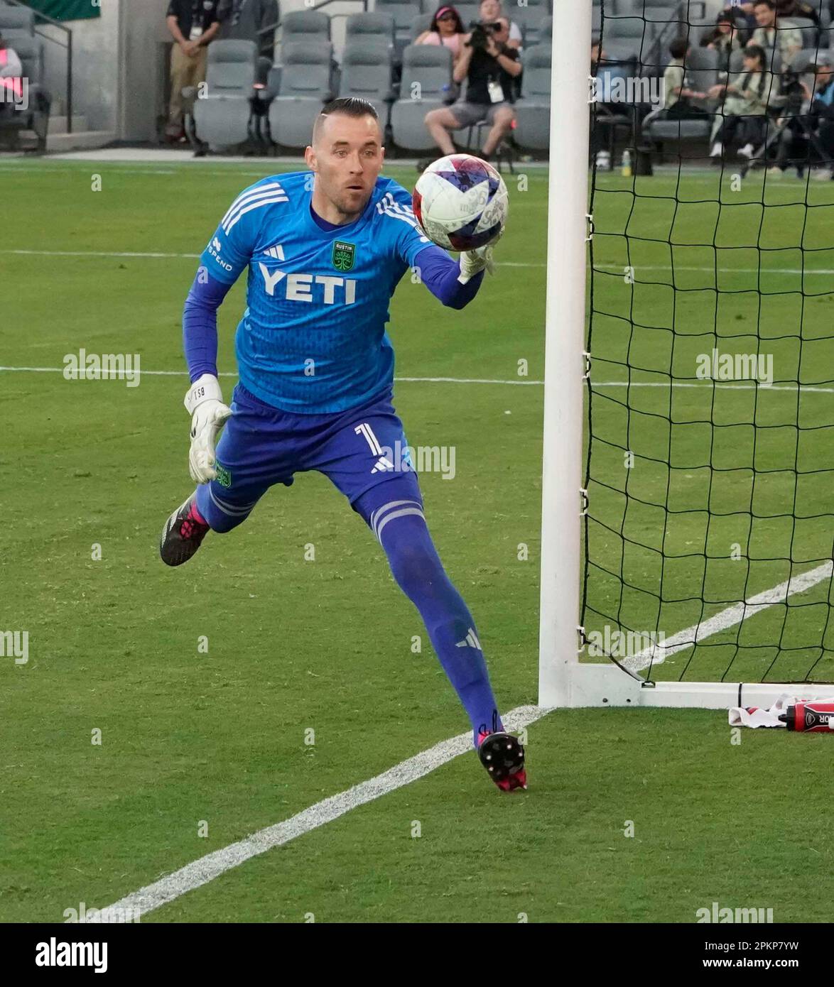 April 8, 2023: MLS - Brad Stuver, Austin FC goalkeeper steps out of ...