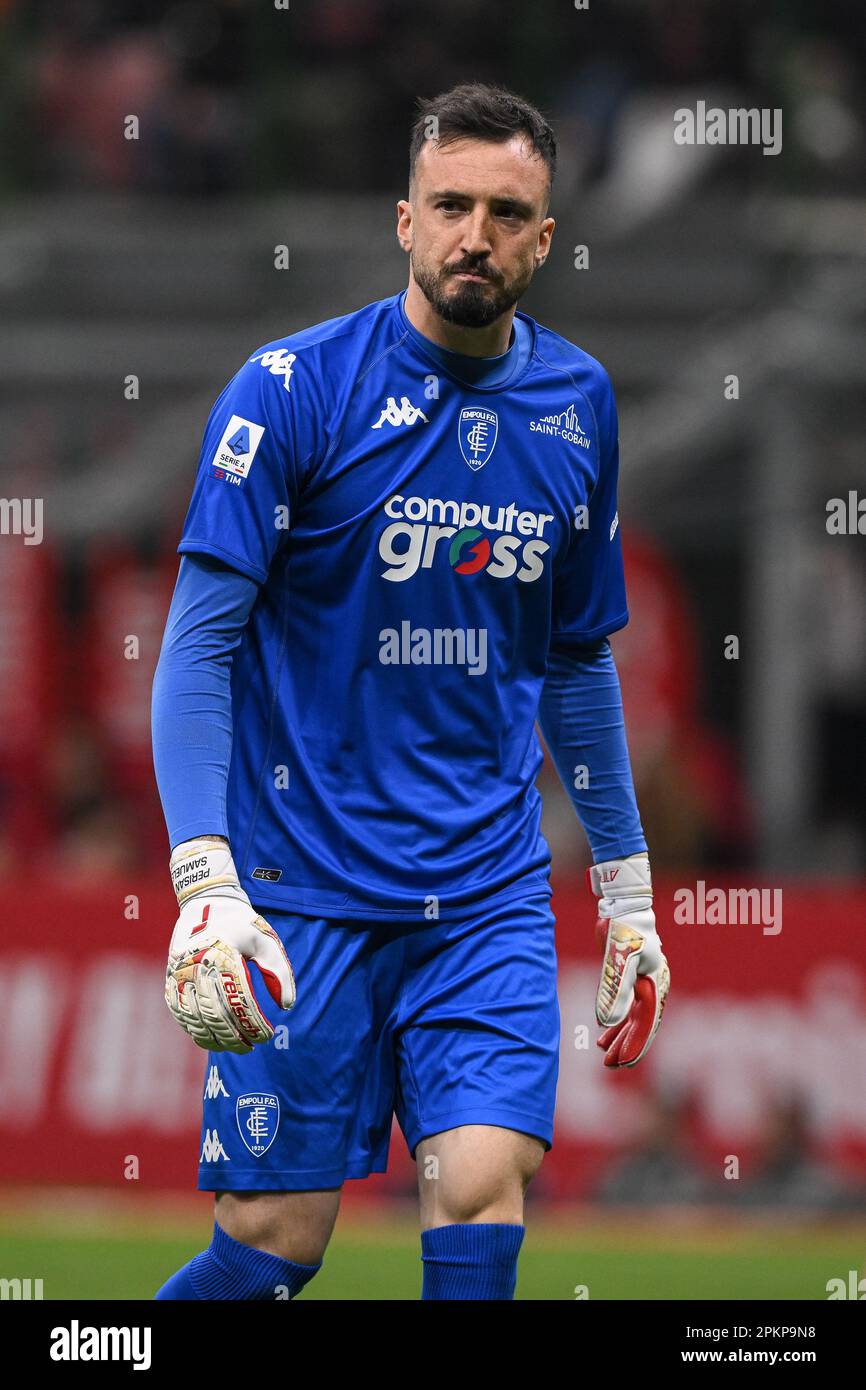 Milan, Italy. 07th Apr, 2023. San Siro Stadium, 07.04.23 Goalkeeper ...