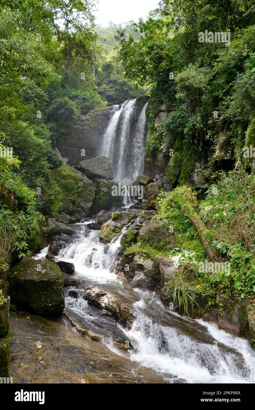 Ramboda Waterfalls, Ramboda, Sri Lanka, Asia Stock Photo - Alamy