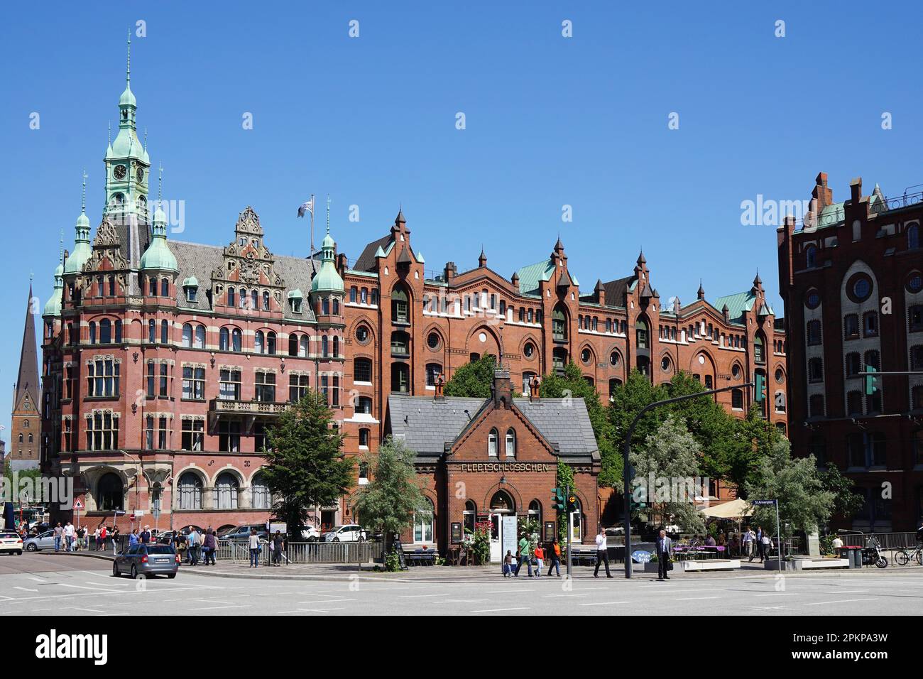 Hamburg, Germany - July 22, 2015: Unesco world heritage site ...