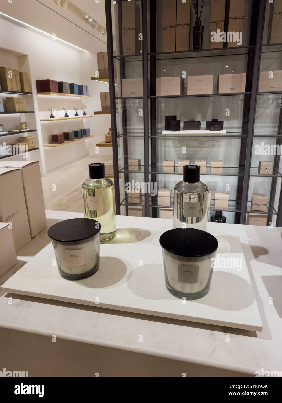 NICE, FRANCE- CIRCA MARCH, 2023: interior shot of Zara Home store in ...