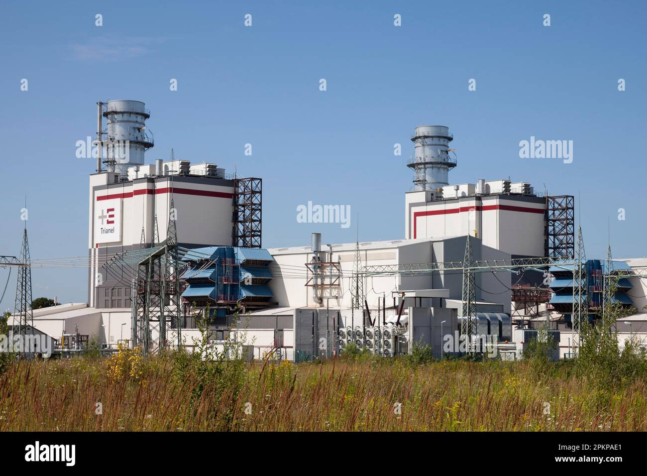 Trianel gas and steam power plant, combined cycle power plant, Uentrop ...