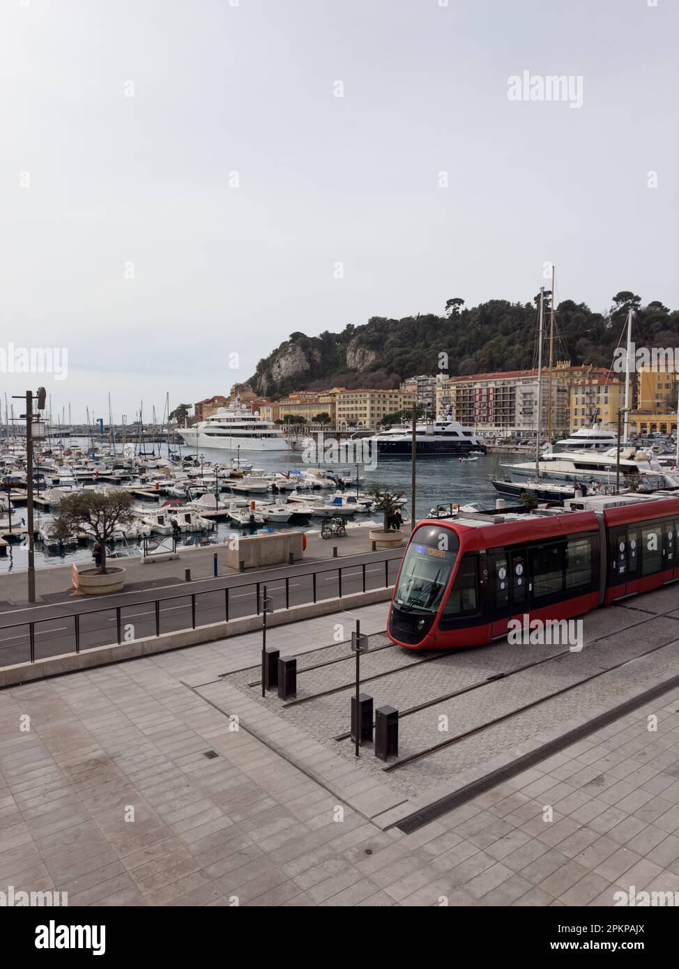 Nice france tram line 2 hi-res stock photography and images - Alamy