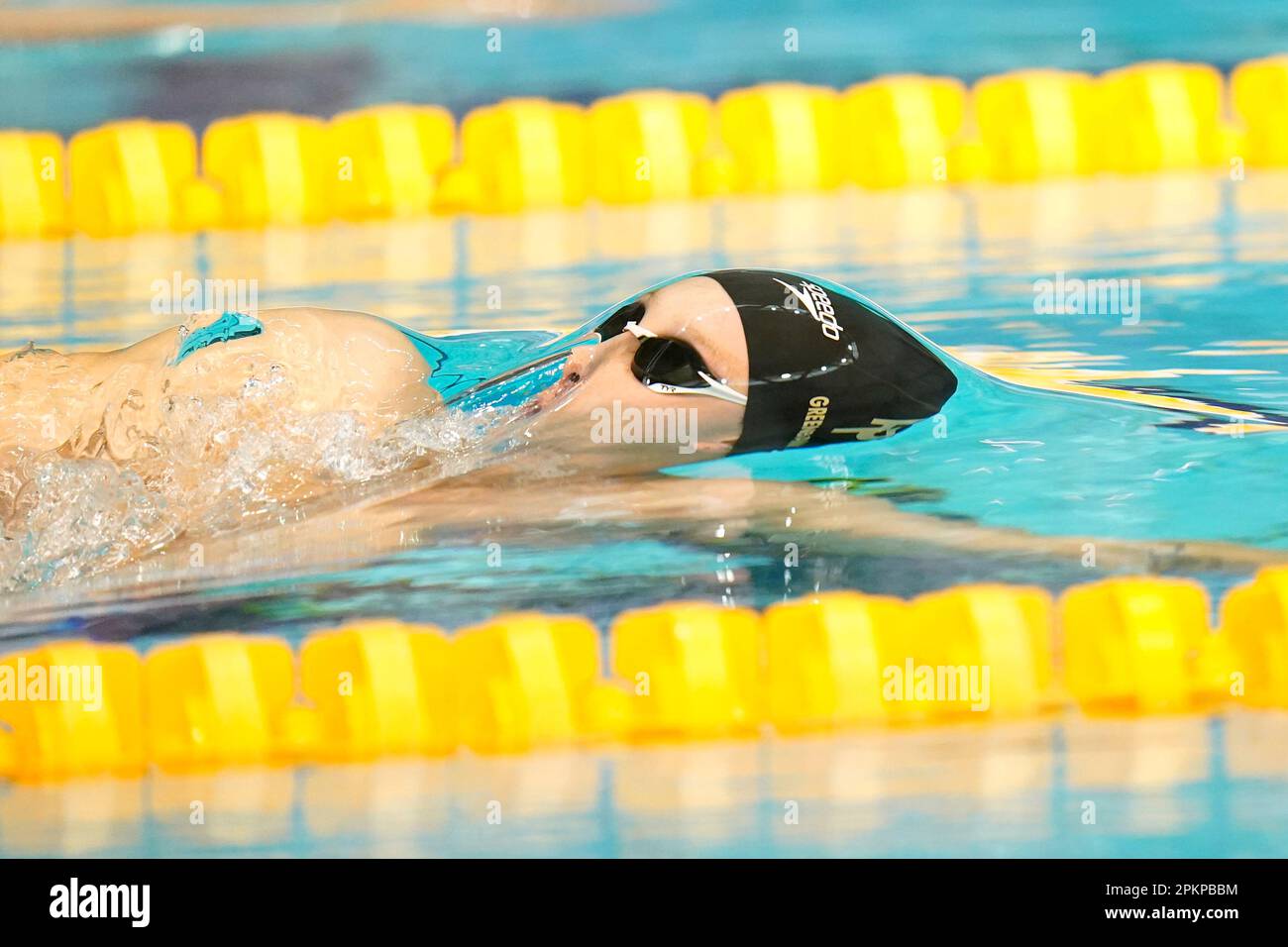 Luke Greenbank in the Men's 200m Backstroke Heat 6 on day six of the ...