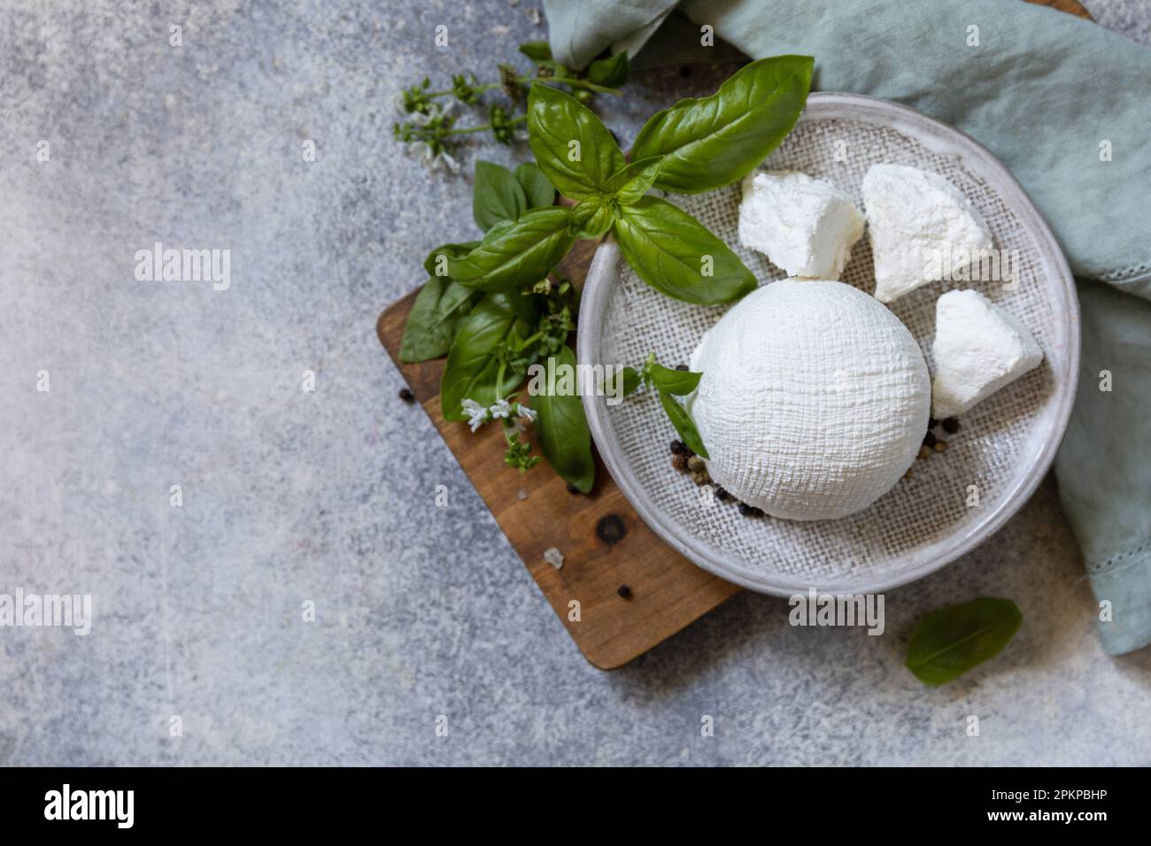 Vegetarian healthy diet, fermentation food concept. Homemade whey ...