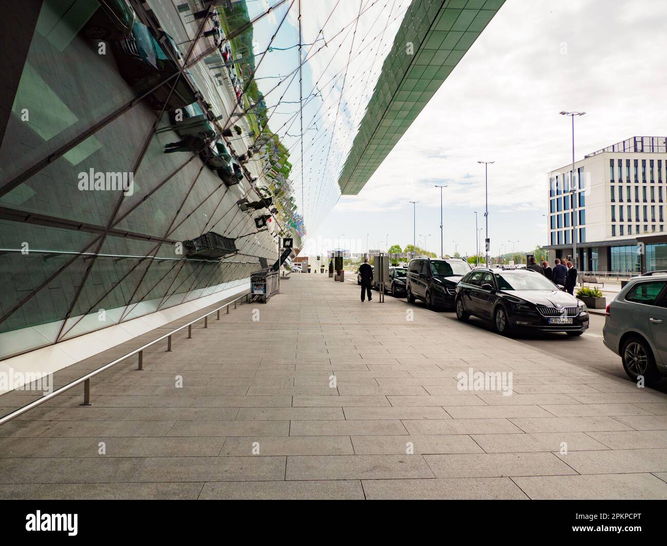 Kraków, Poland - May, 2021: John Paul II International Airport with ...