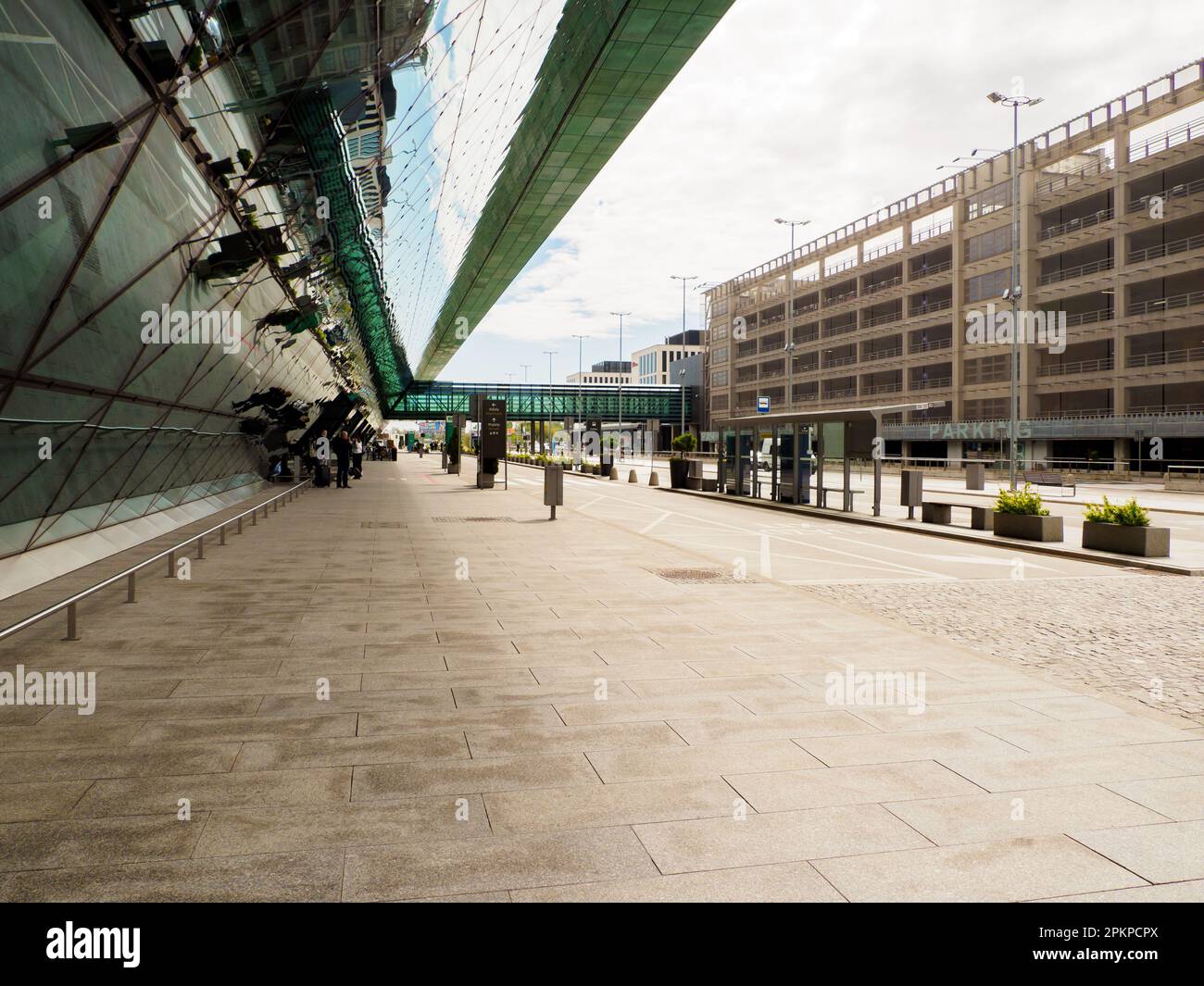 Kraków, Poland - May, 2021: John Paul II International Airport with ...