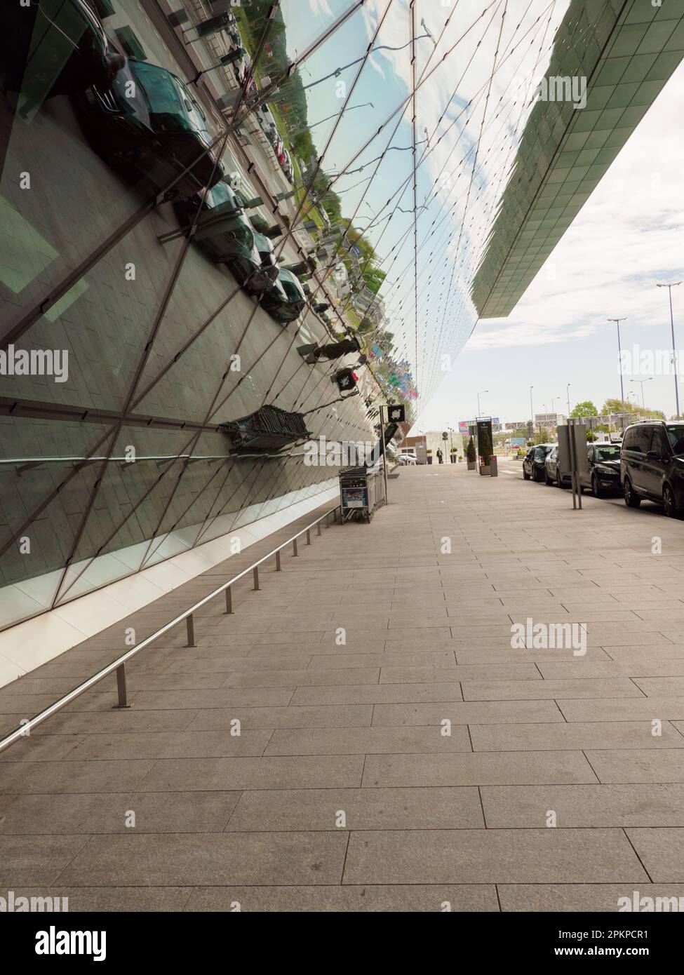 Kraków, Poland - May, 2021: John Paul II International Airport with ...