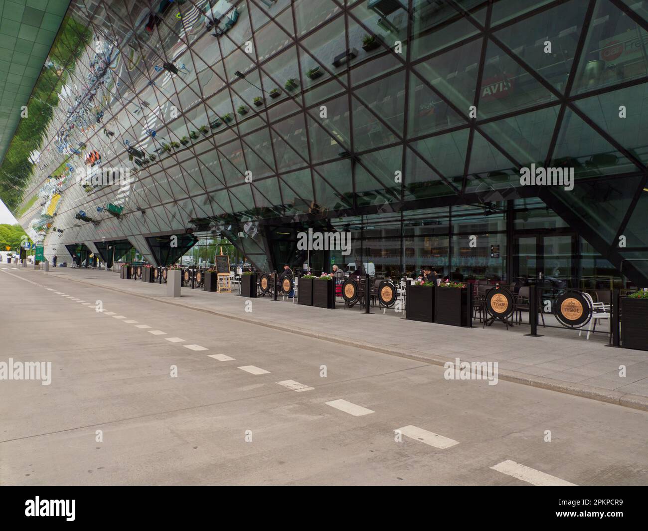 Kraków, Poland - May, 2021: John Paul II International Airport with ...