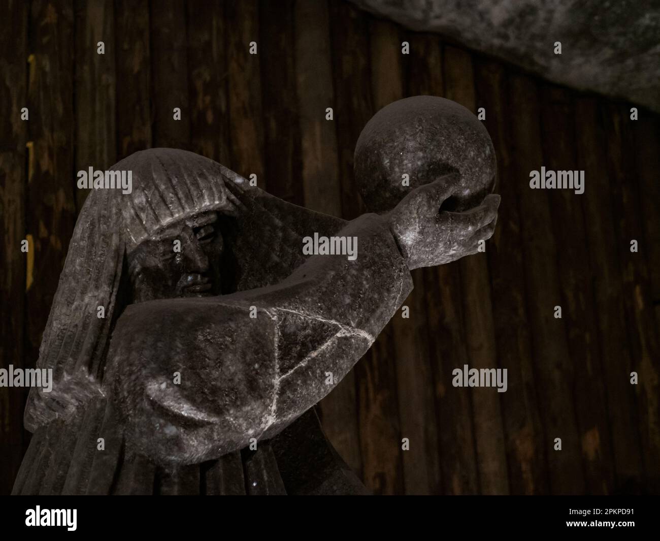 Wieliczka, Poland - June 2022: Salt mine interior and various ...