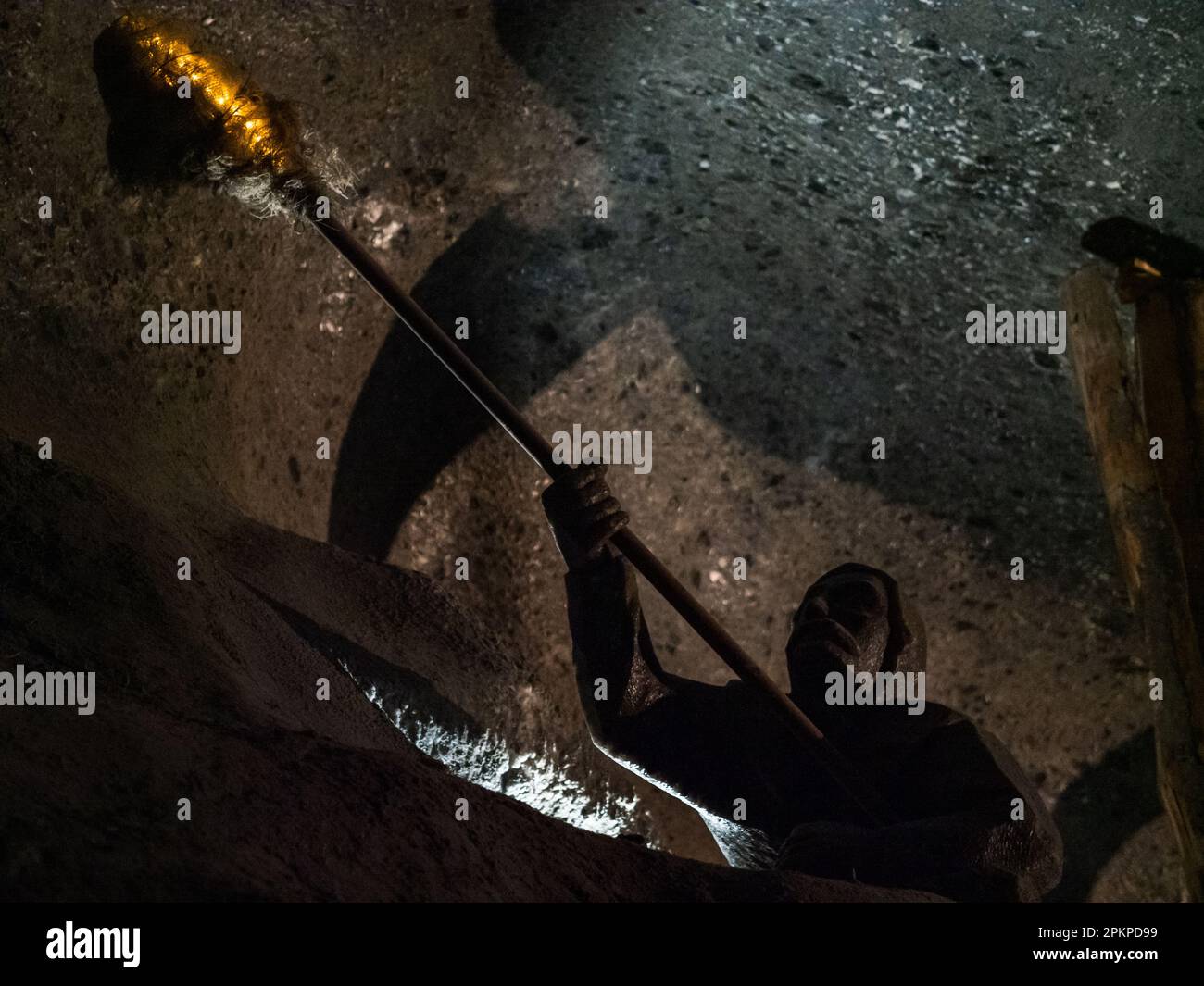 Wieliczka, Poland - June 2022: Salt mine interior and various ...