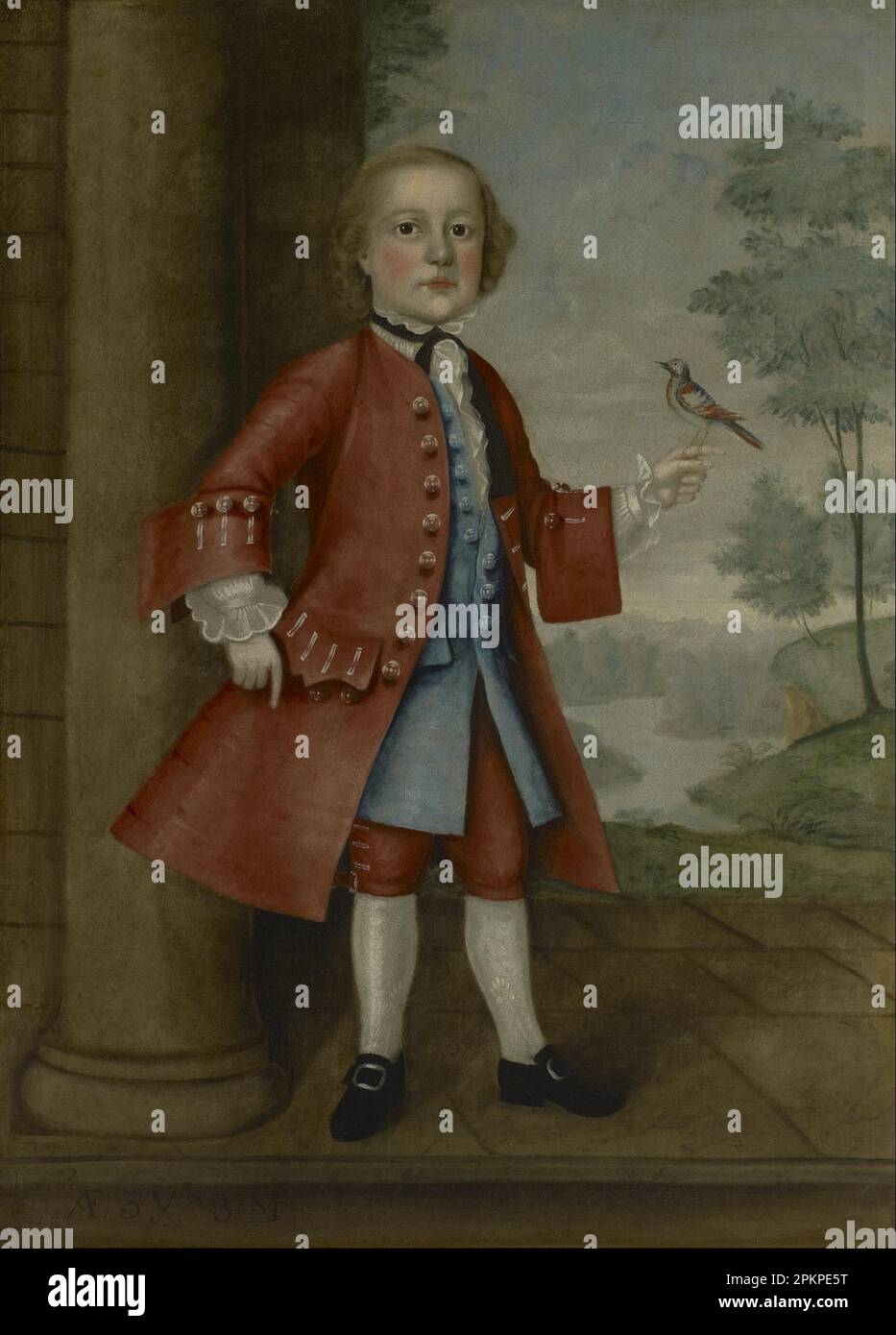 Portrait of John Gerry 1745 by Joseph Badger Stock Photo - Alamy
