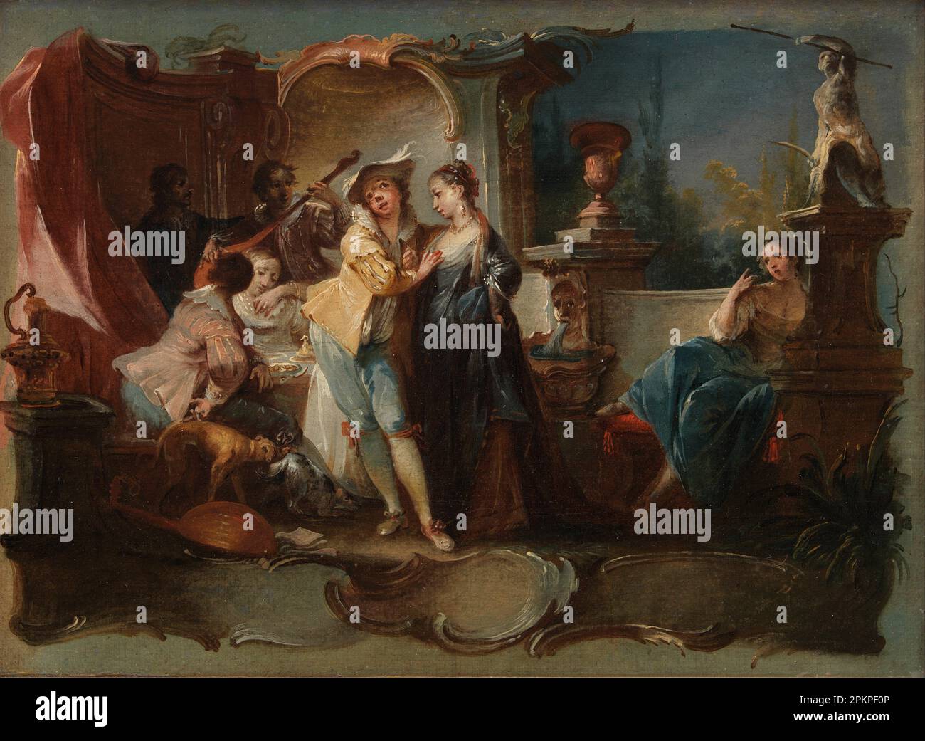 The Prodigal Son Living with Harlots from 1724 until 1761 by Johann ...