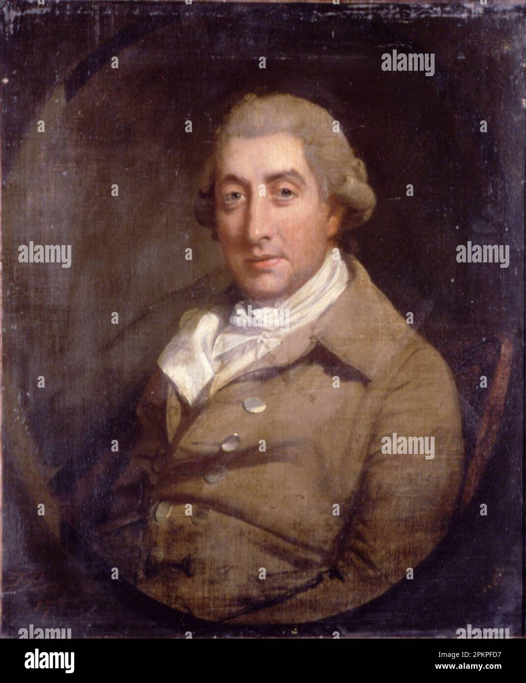 Portrait of a Man 1785 by Thomas Beach Stock Photo - Alamy