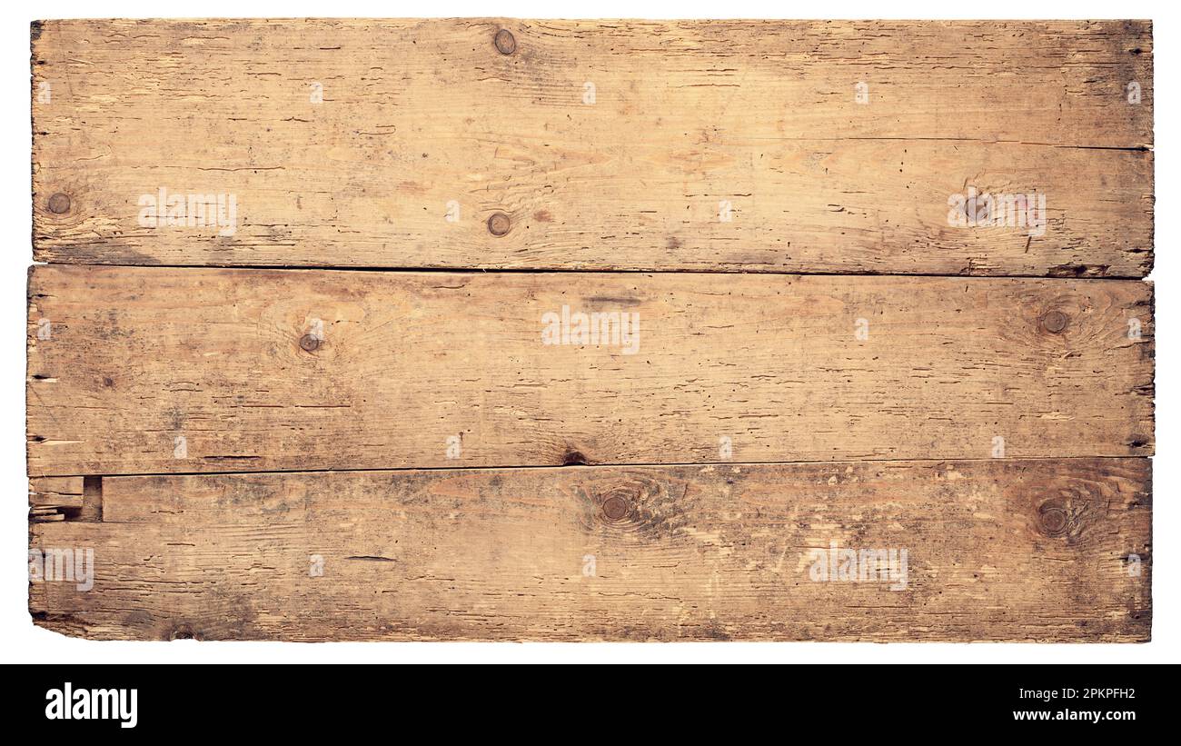 wooden rustic table texture, old boards isolated on white Stock Photo ...