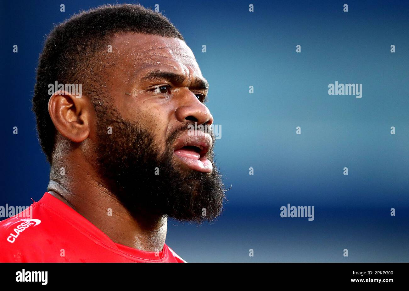 Mikaele Ravalawa of the Dragons during the NRL Round 6 match between ...