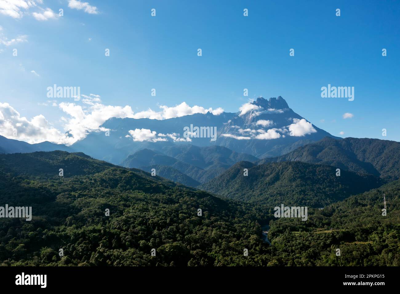 Mount Kinabalu view from Kota Belud Sabah Malaysia Stock Photo - Alamy