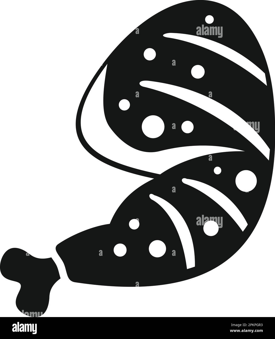 Grilled chicken skewer vegetables Stock Vector Images - Alamy