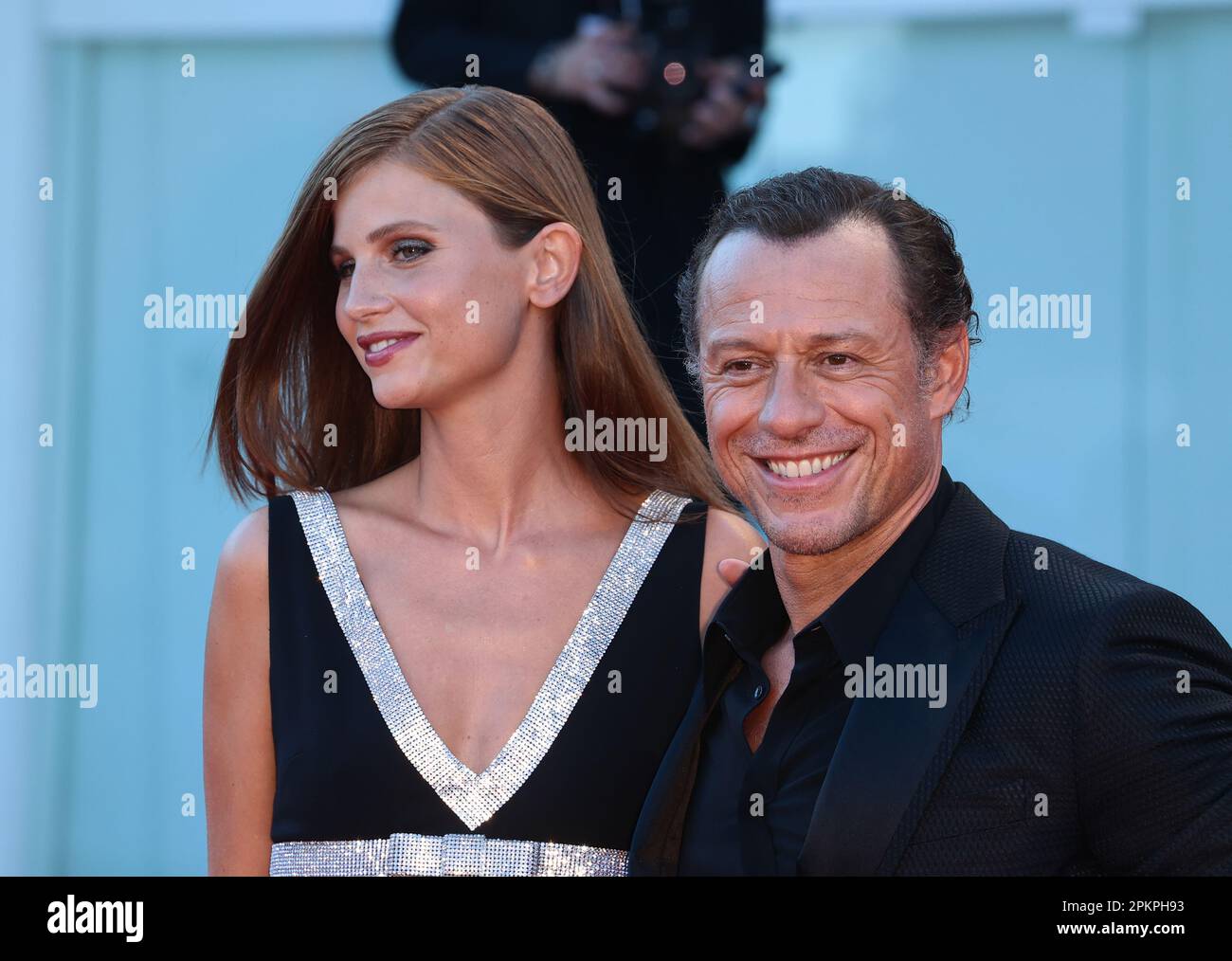 VENICE, ITALY - SEPTEMBER 06: Bianca Vitali and Stefano Accorsi attend ...