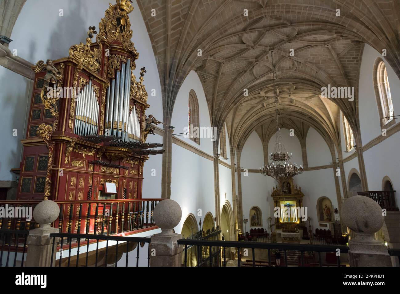 18th-century pipe organ in the 16th-centuru church of St Martin in ...