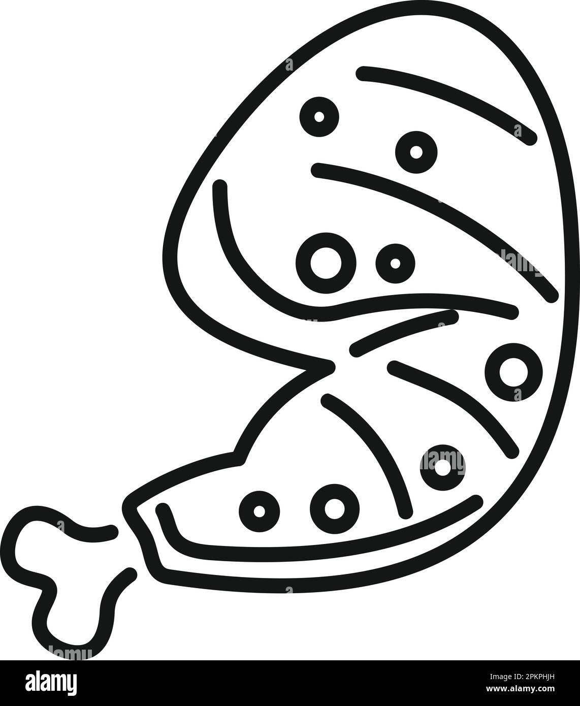 American chicken icon outline hi-res stock photography and images - Alamy