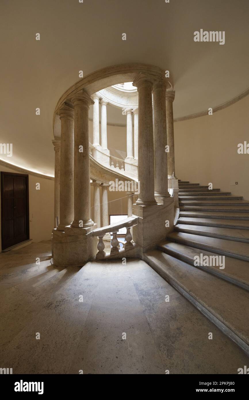 Rome, Italy. 07th Apr, 2023. A view of staircase by Ottaviano ...