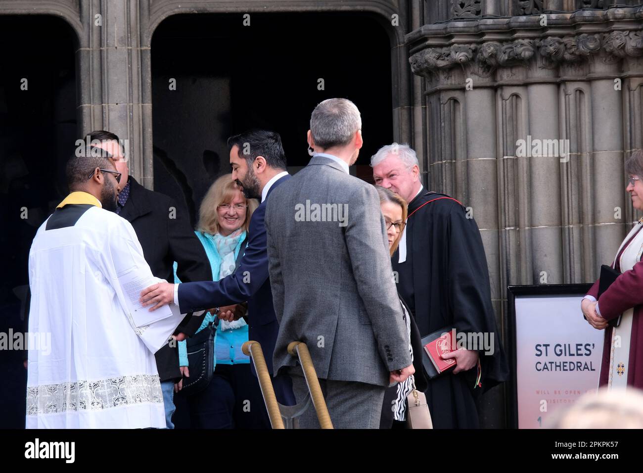 Edinburgh, Scotland, UK. 9th April 2023. Scottish First Minister Humza ...