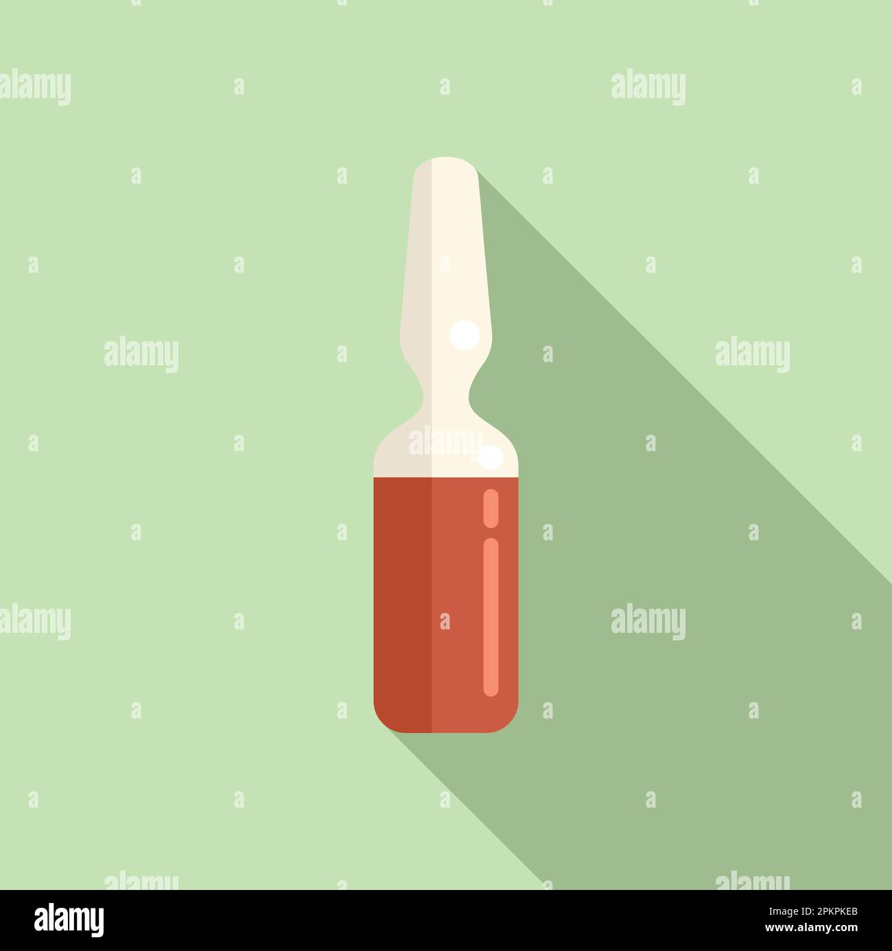 Blood injection bottle icon flat vector. Body defense. Body infection ...