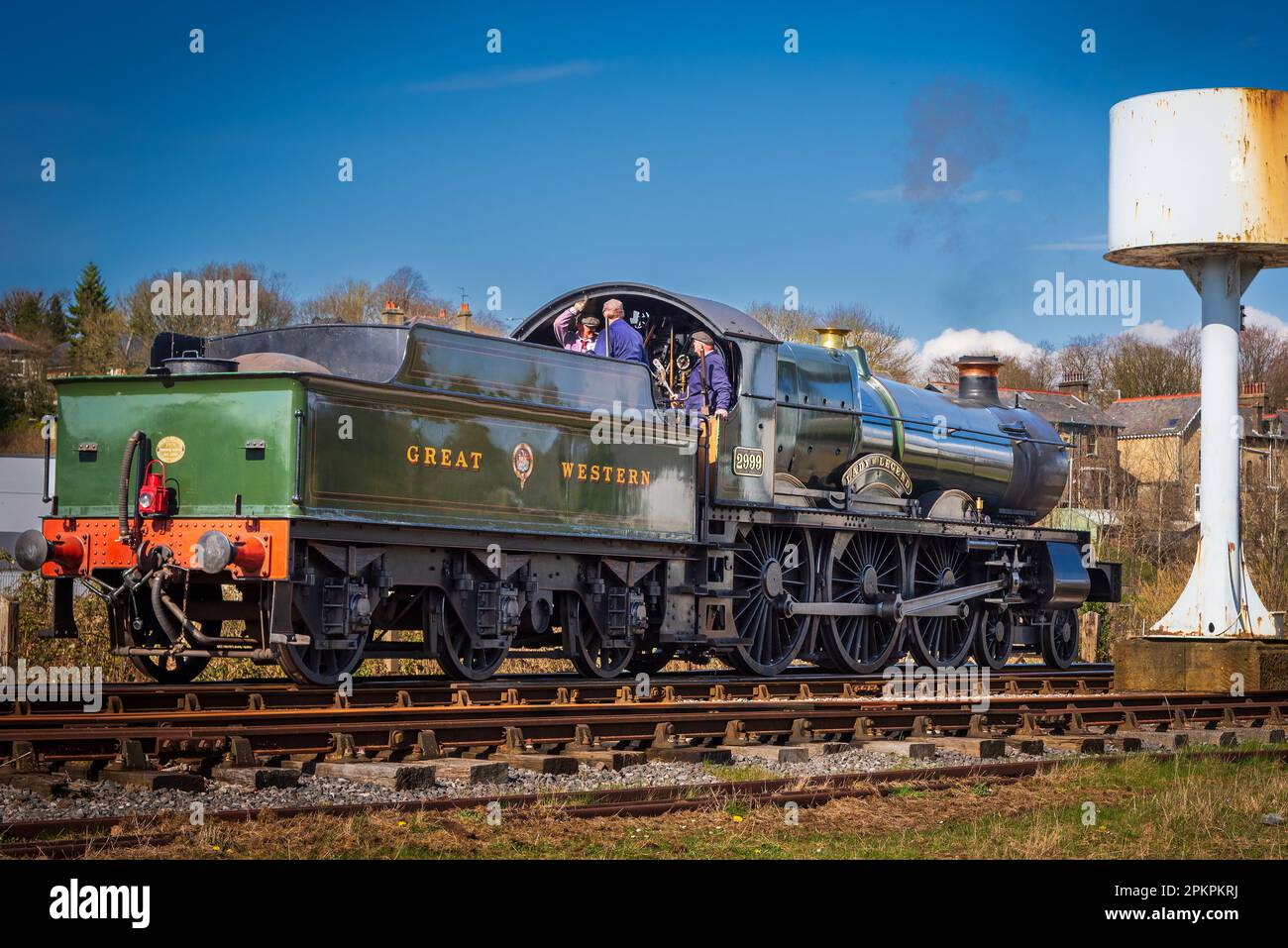 The Lady of Legend GWR steam locomotive steams on the East lancashire ...