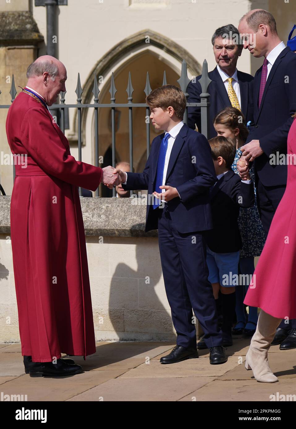 The Prince of Wales with Prince George, Princess Charlotte and Prince ...