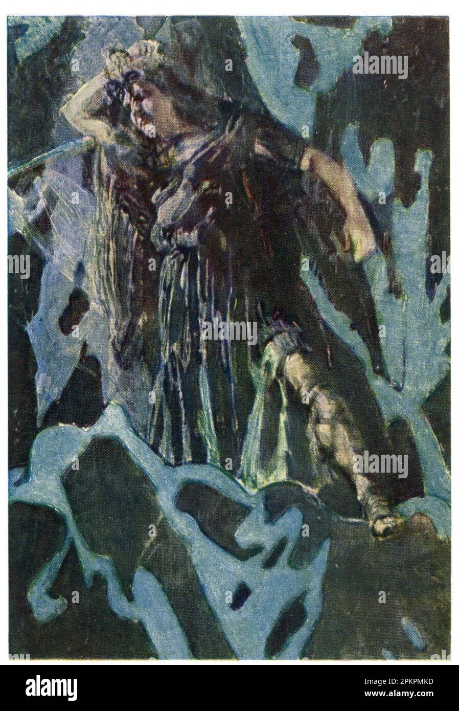 Old Vintage postcard of the USSR, 1965. "Portrait of F.I. Shalyapin as ...