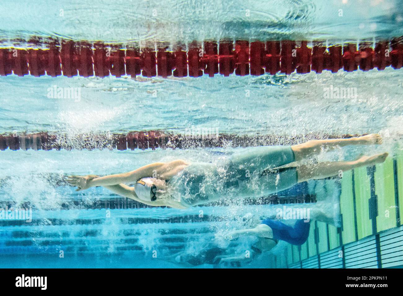 Chloe Goodridge in the Women 1500m Freestyle heat 5 on day six of the ...