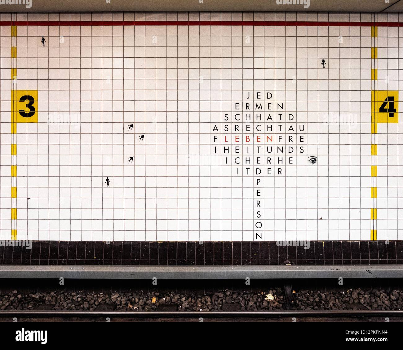 U Westhafen U-Bahn Underground railway station serves U9 Line, Moabit ...