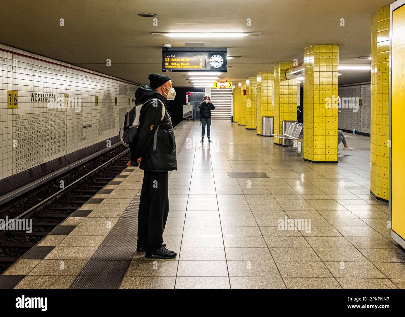 U Westhafen U-Bahn Underground railway station serves U9 Line, Moabit ...