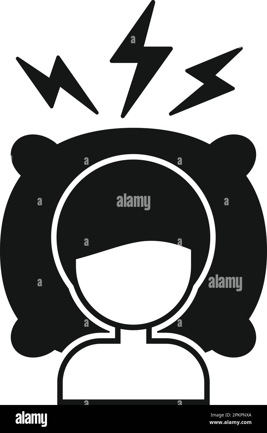 Woman bed awake man asleep Cut Out Stock Images & Pictures - Alamy