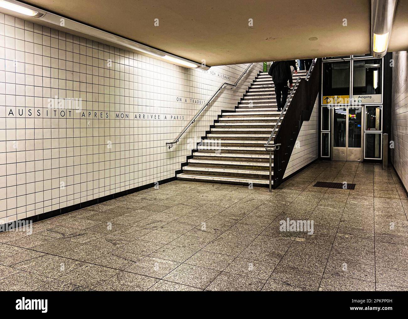 U Westhafen U-Bahn Underground railway station serves U9 Line, Moabit ...