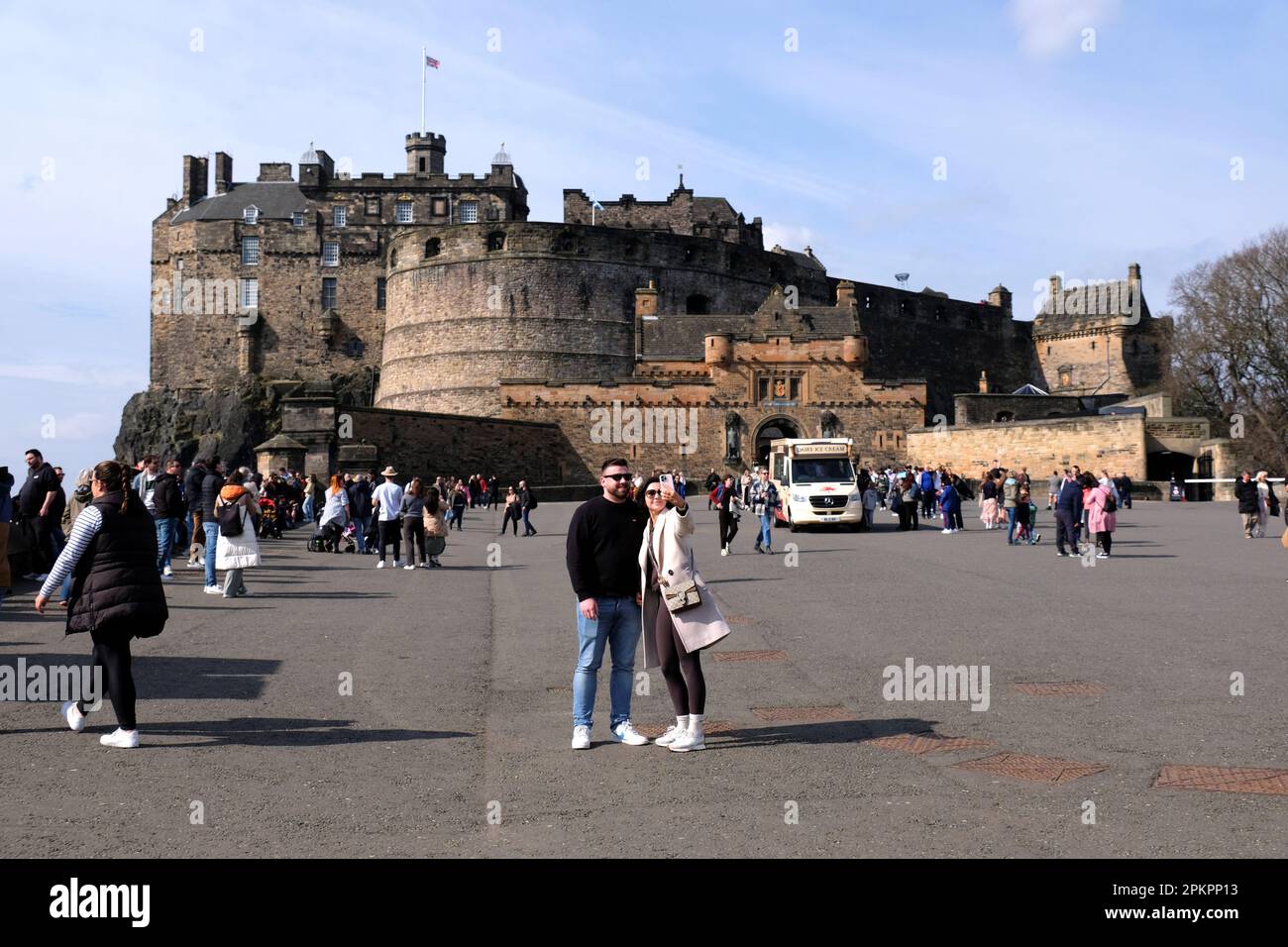 Edinburgh, Scotland, UK. 9th April 2023. Busy with Easter Holidaymakers ...