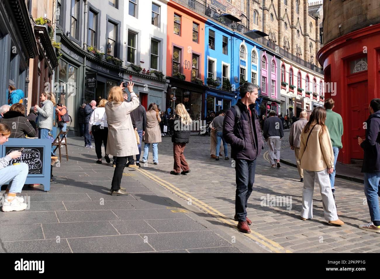 Edinburgh, Scotland, UK. 9th April 2023. Busy with Easter Holidaymakers ...