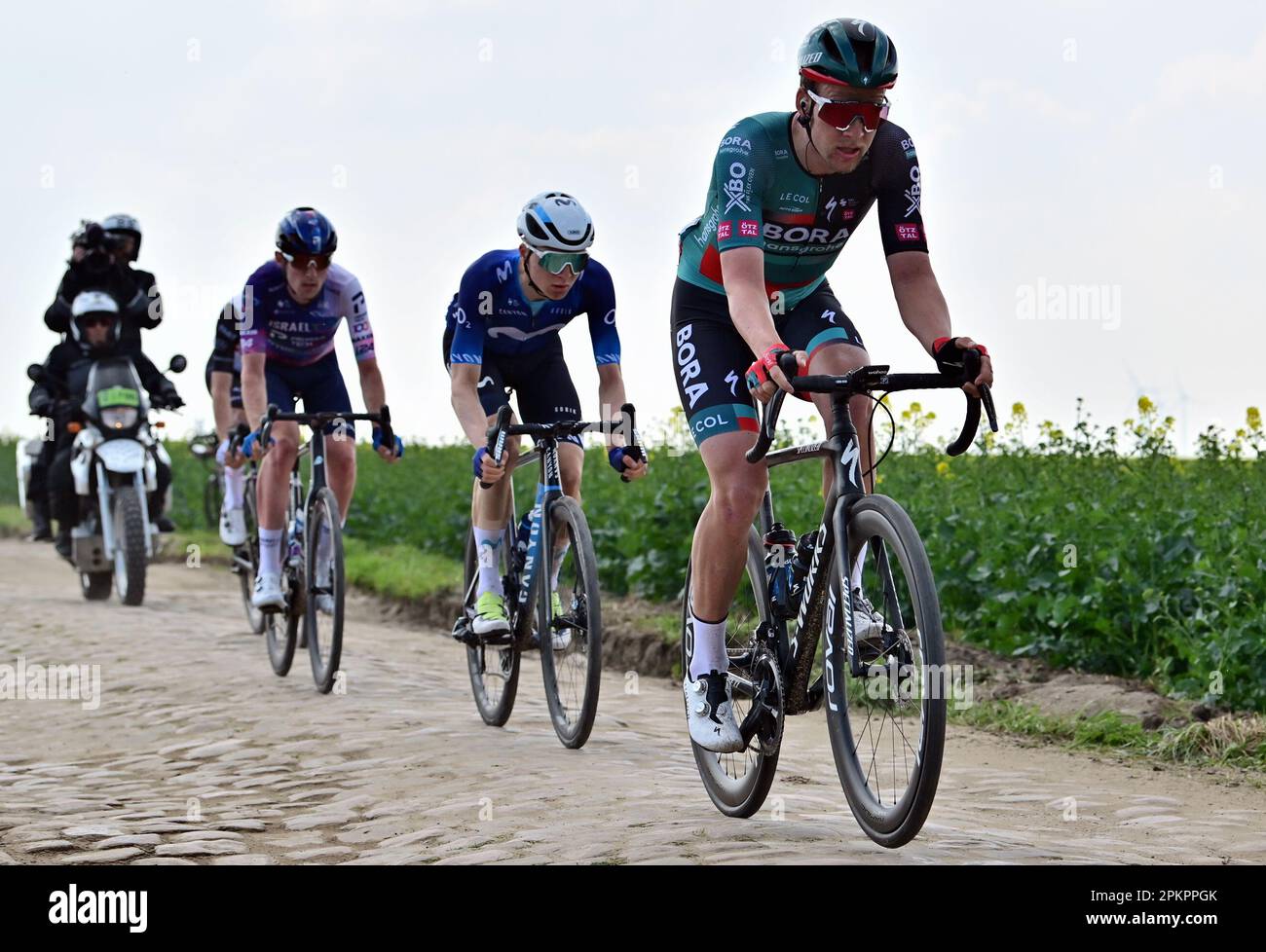 Roubaix, France. 09th Apr, 2023. Dutch Sjoerd Bax of UAE Team Emirates ...