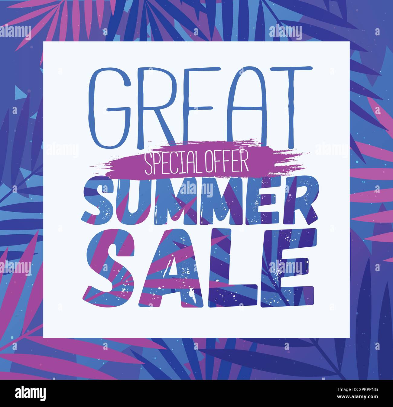 Summer Sale template poster, vector illustration. Banner design. Vector ...