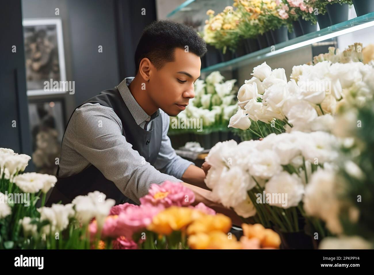 Working bouquet hi-res stock photography and images - Alamy