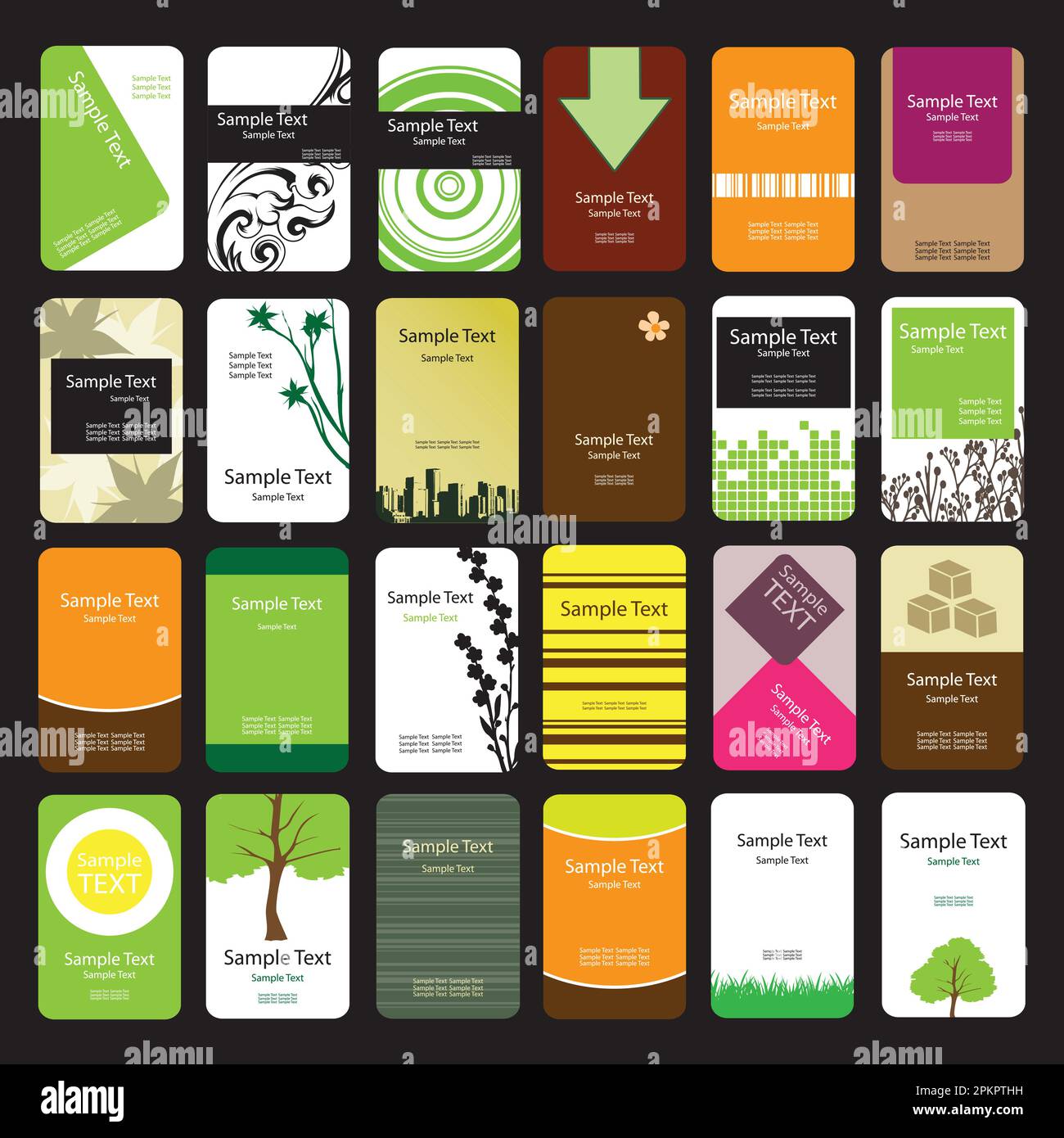 Abstract Colorful Modern Styled Business Card Templates, Creative ...