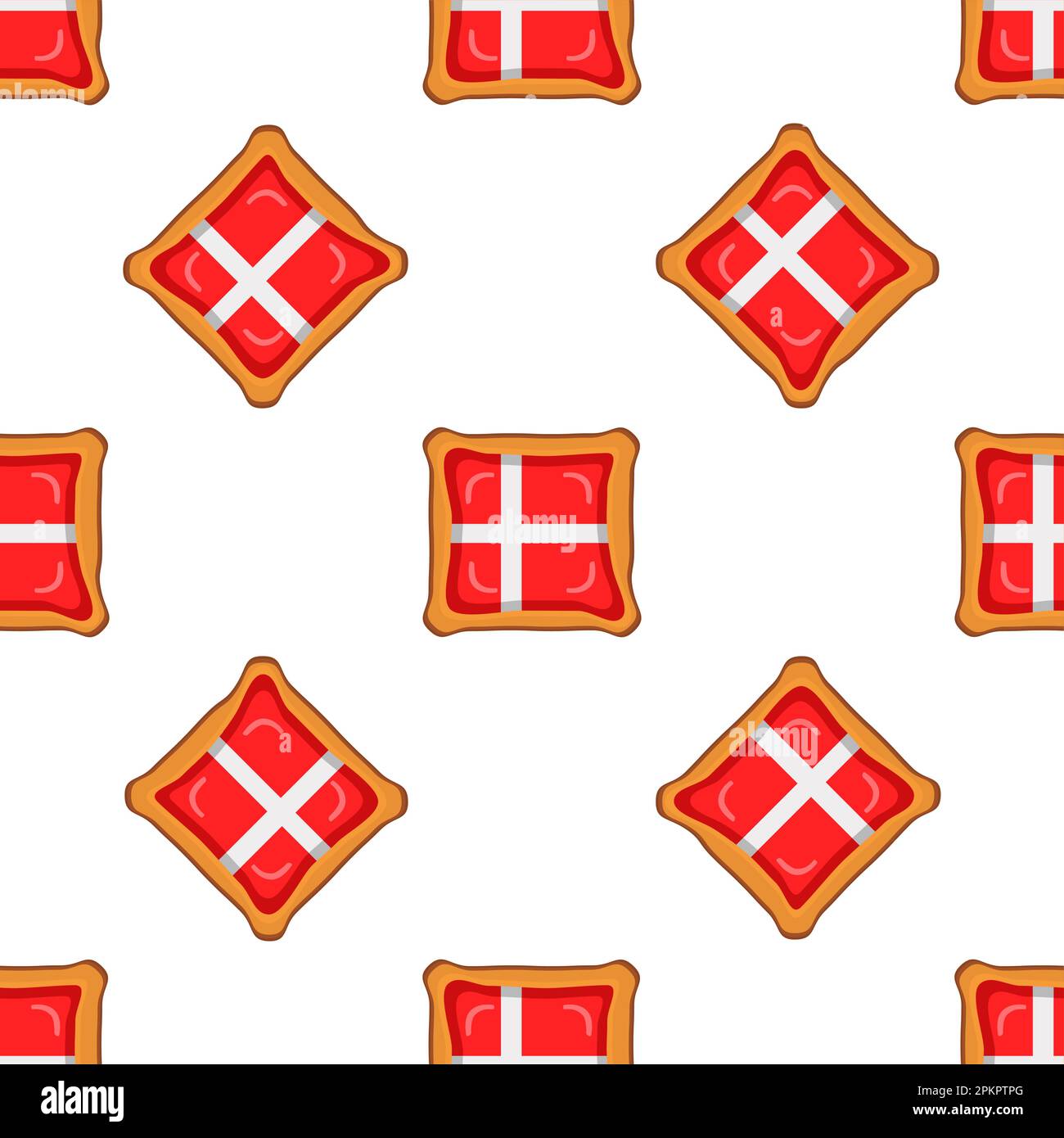 Pattern cookie with flag country Denmark in tasty biscuit, pattern ...