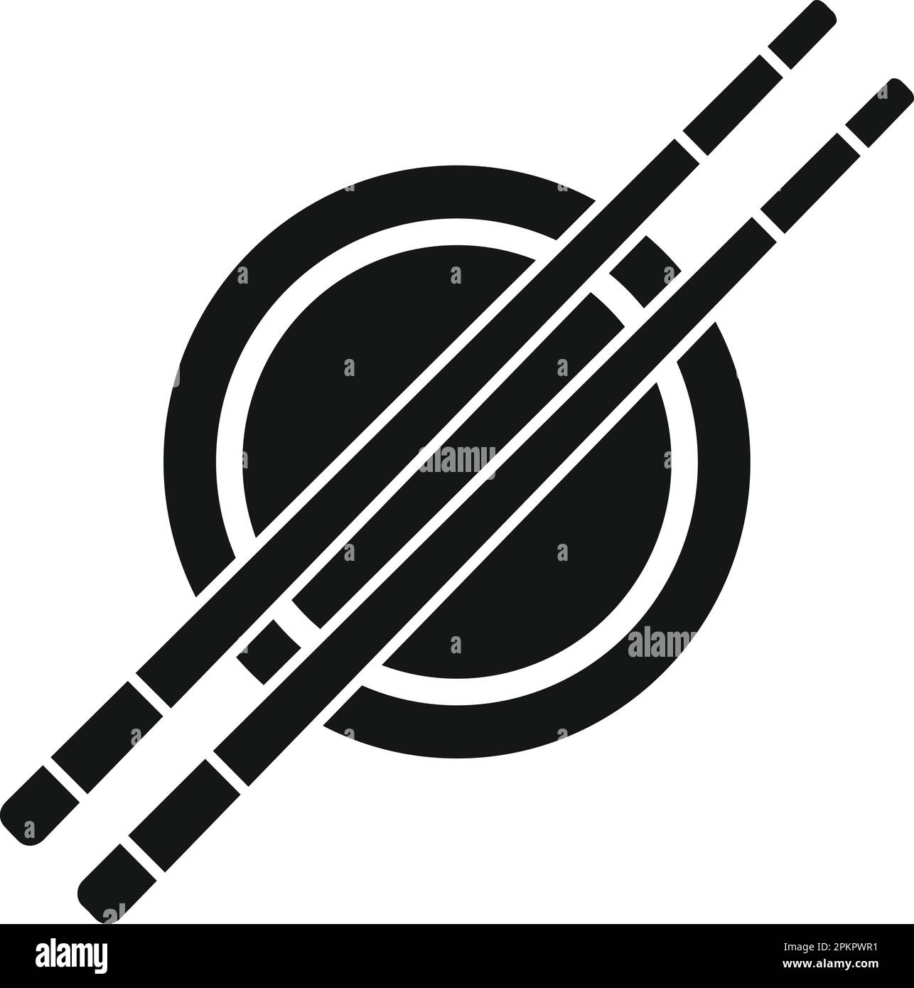 Soy sauce with sticks icon simple vector. Japan food. Asian menu Stock ...