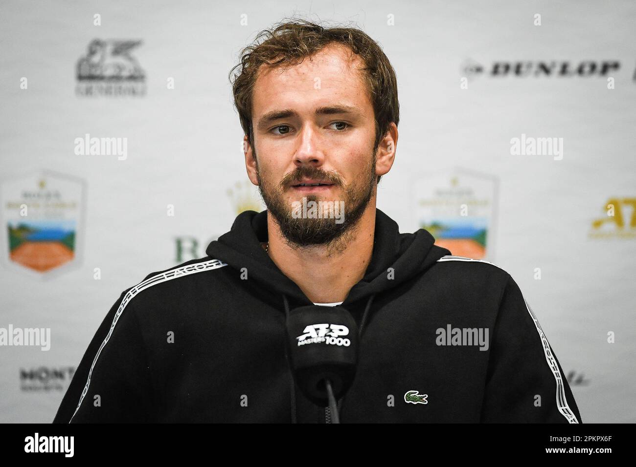 Daniil MEDVEDEV of Russia during the Rolex Monte-Carlo, ATP Masters ...