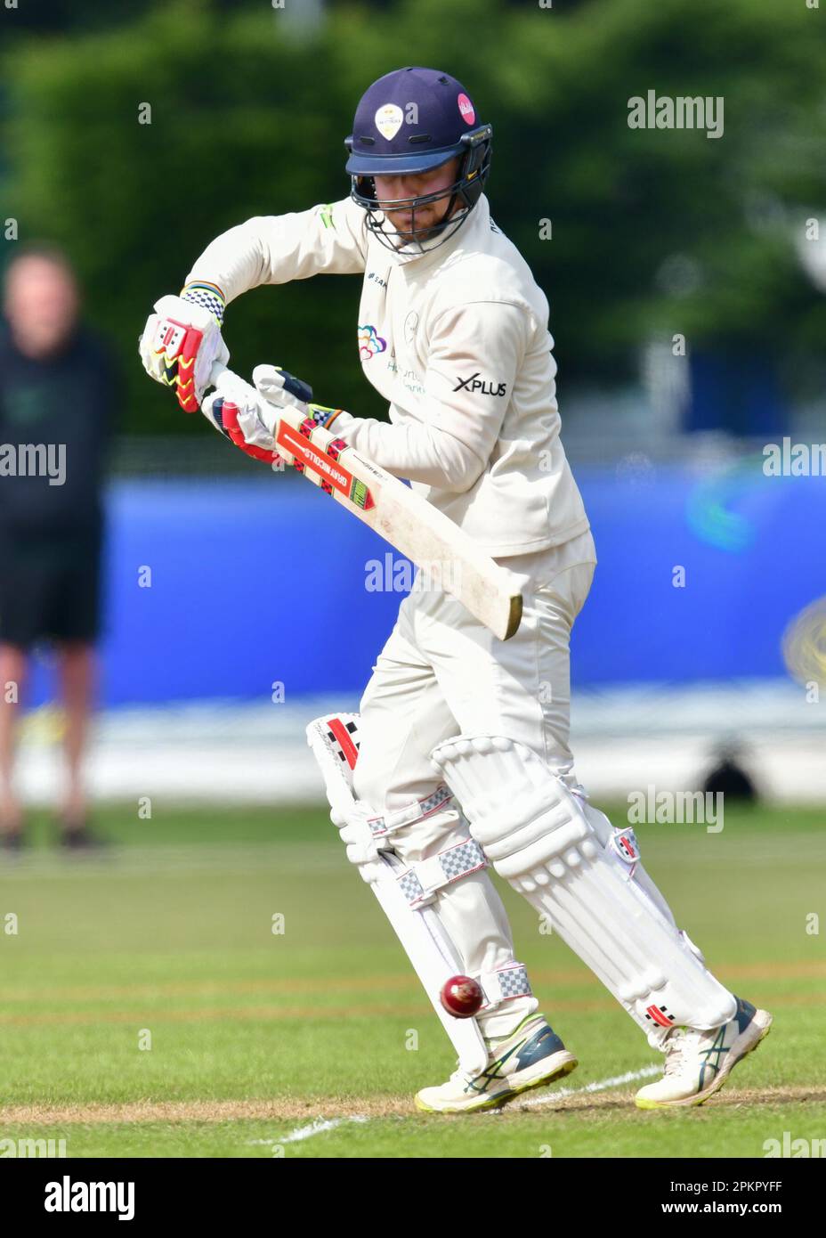 Pictured leus du plooy derbyshire ccc batting hi-res stock photography ...