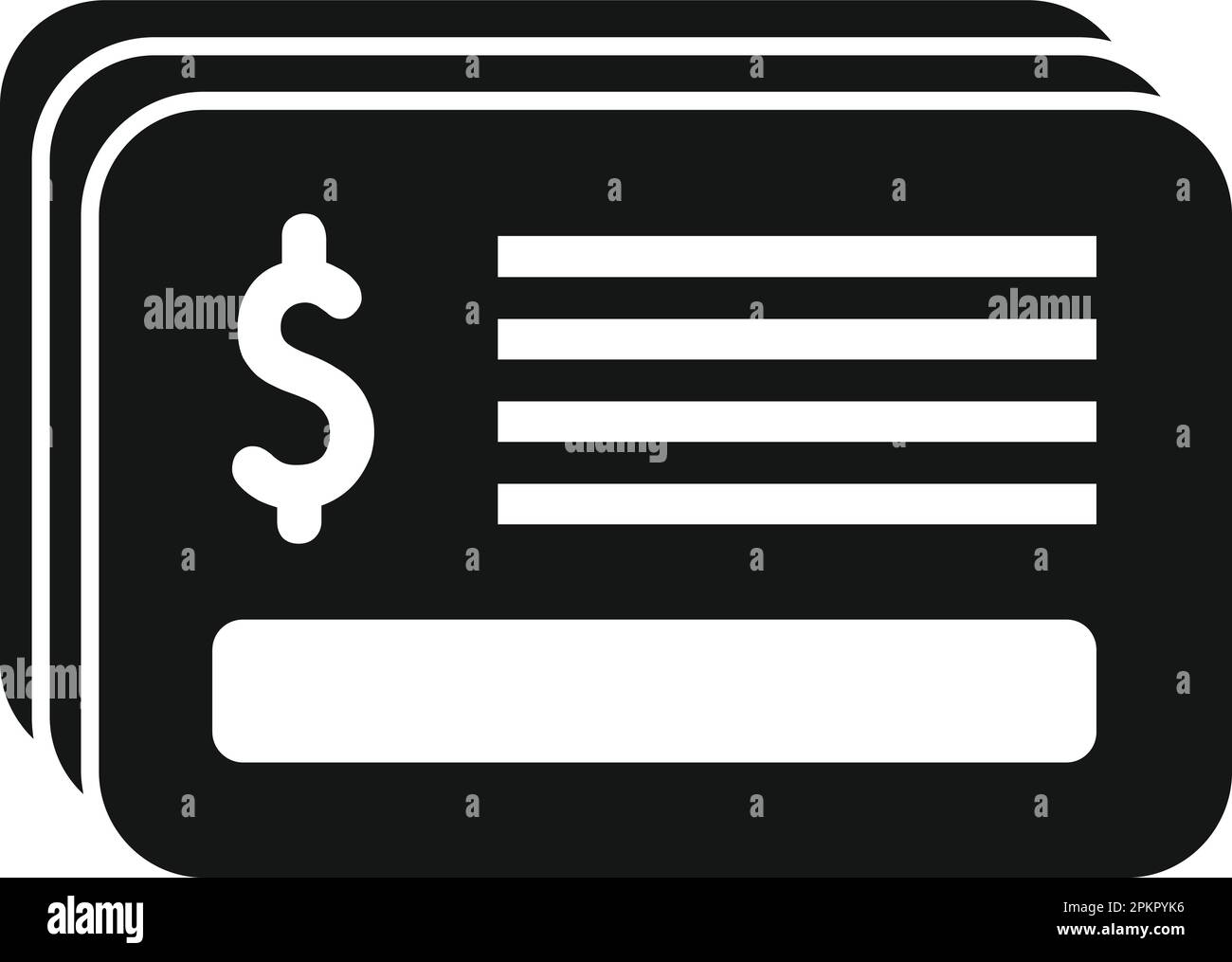 Bank deposit papers Stock Vector Images - Alamy