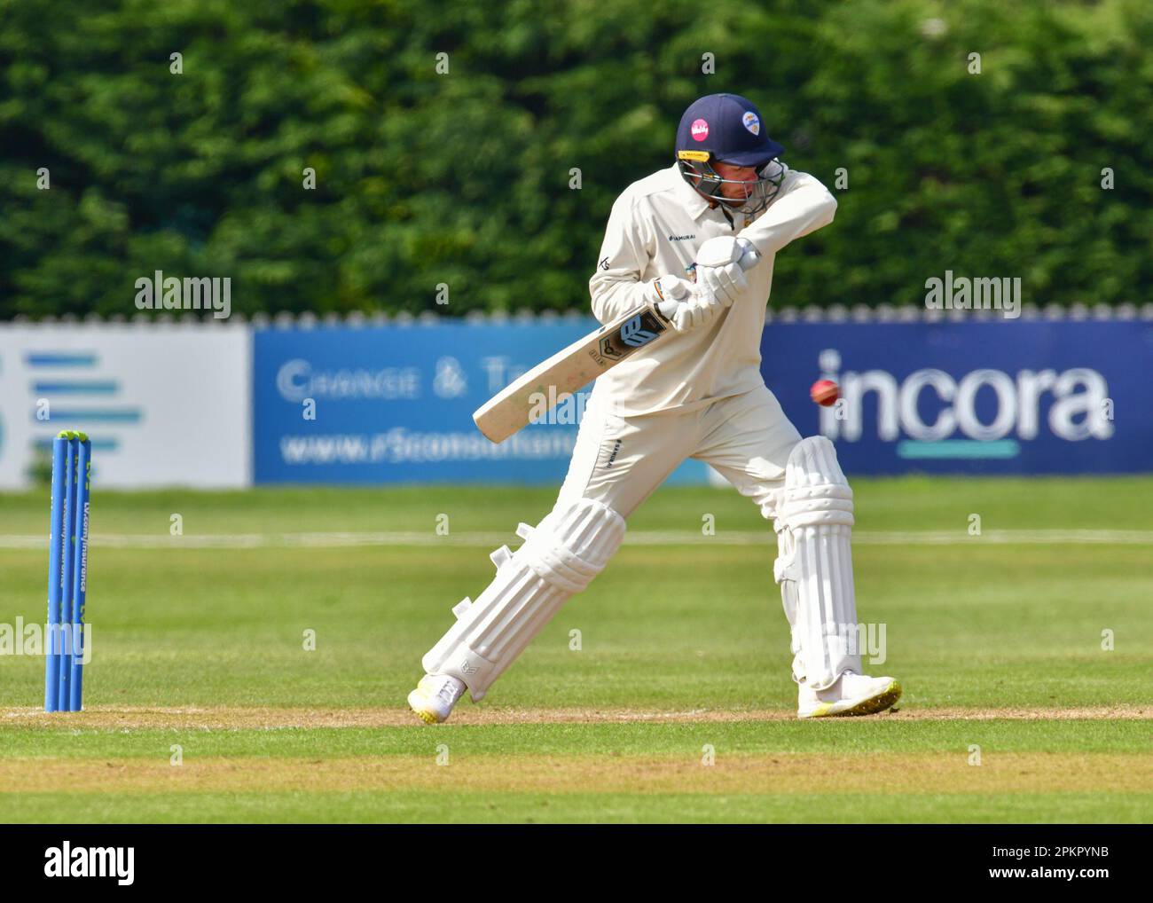 Pictured ben aitchison derbyshire ccc batting hi-res stock photography ...