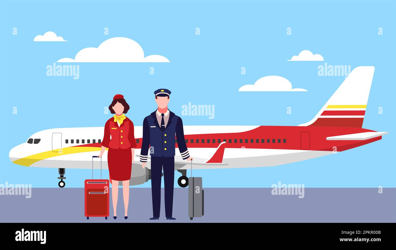 Cabin crew Stock Vector Images - Alamy