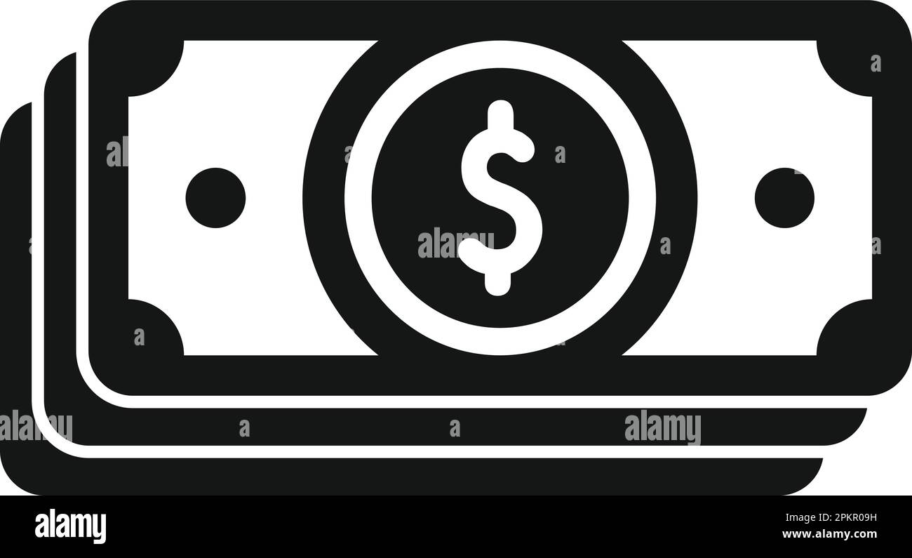 Money cash icon simple vector. Finance economy. Coin capital Stock ...